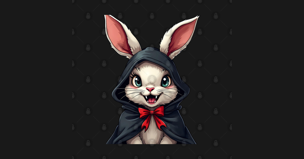 Hop Vampire Bunny Design for Kids Fun Wear - Hop Vampire Bunny Design ...