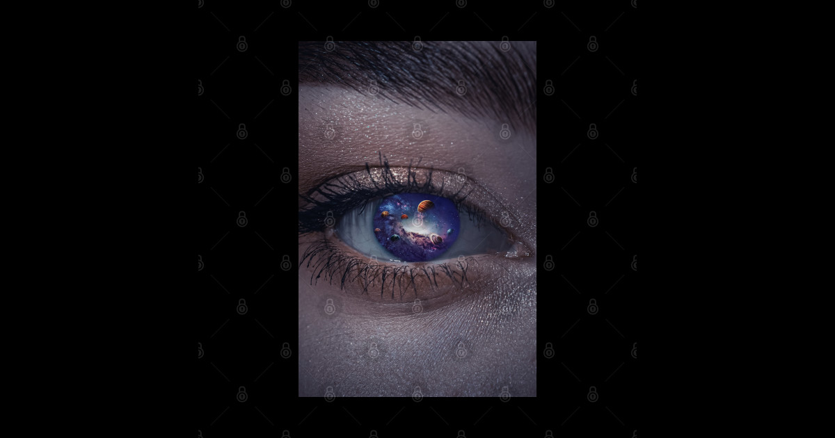 Cosmic Eye - Stargazing - Sticker | TeePublic