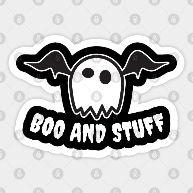 Boo and Stuff - Halloween - Sticker | TeePublic