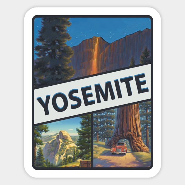 Yosemite Decal - Yosemite - Sticker | TeePublic
