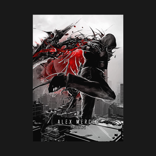 Alex Mercer Prototype Vector - Prototype - T-Shirt | TeePublic