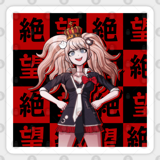 Junko Despair - Danganronpa - Sticker | TeePublic