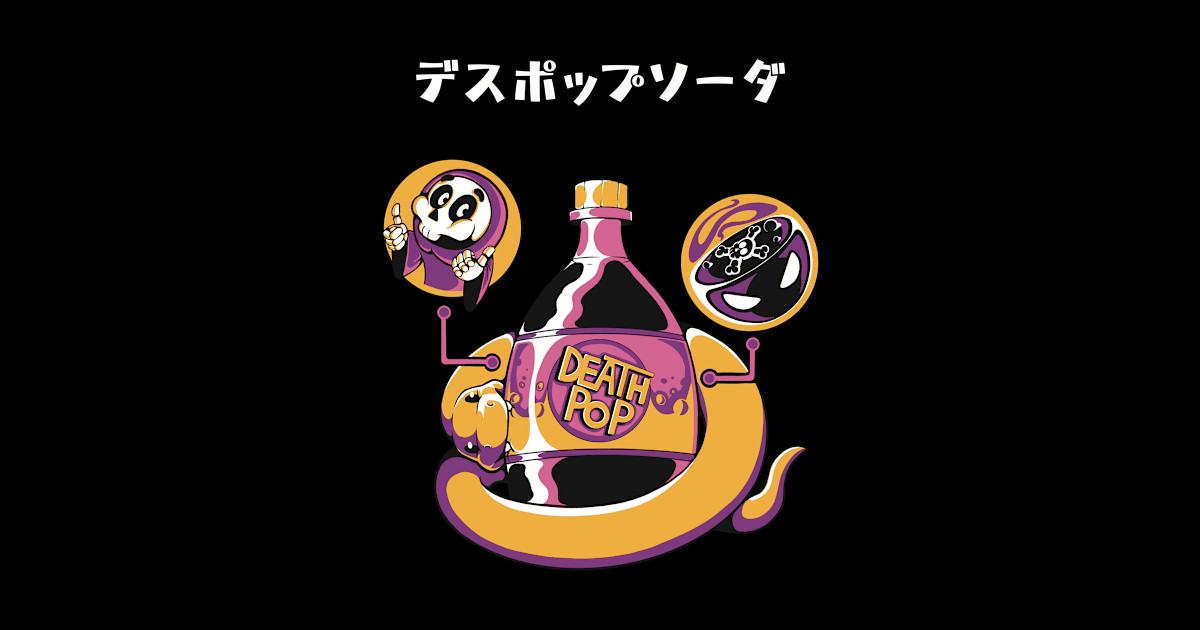 Death Pop Soda - Skull - Sticker | TeePublic