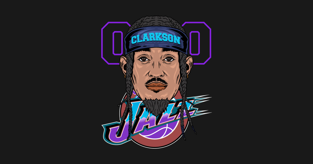 JORDAN CLARKSON 00 - Jordan Clarkson Utah Jazz - T-Shirt | TeePublic