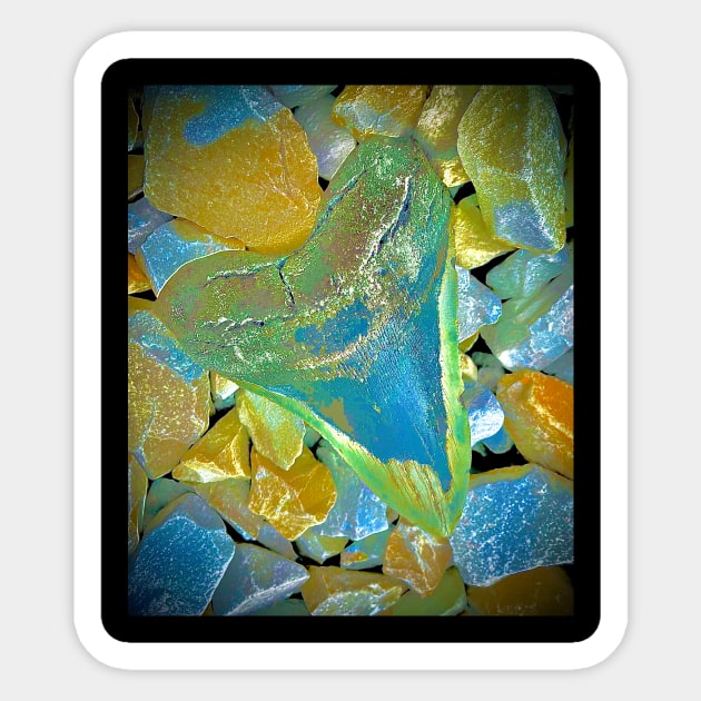 Not Quite a Sea Bed - Megalodon Shark - Sticker | TeePublic