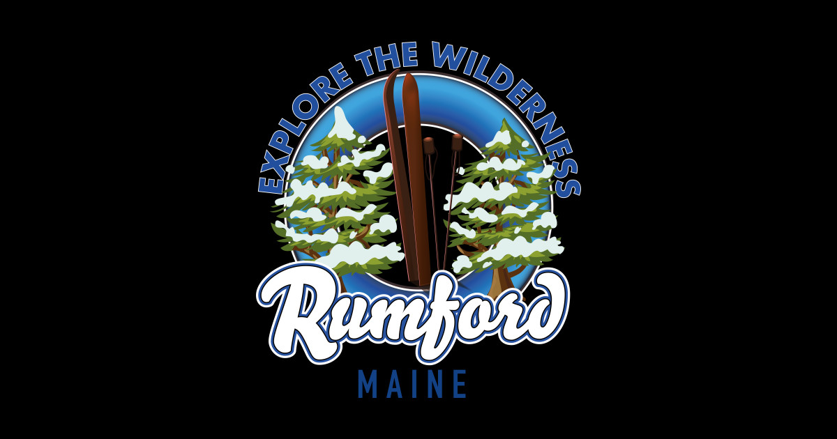 Rumford Maine Ski travel logo. - Rumford Maine Ski Travel - Sticker ...