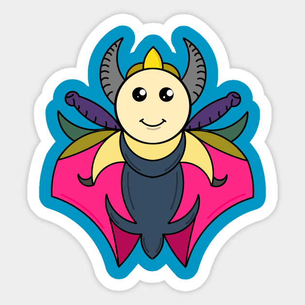insect monsters - Insect Art - Sticker | TeePublic
