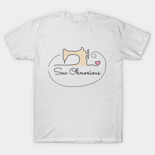 Sew Obnoxious Logo without Name - Quilting - T-Shirt | TeePublic