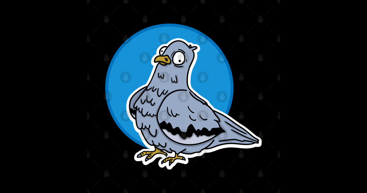 Pidgeon - Birds - Sticker | TeePublic