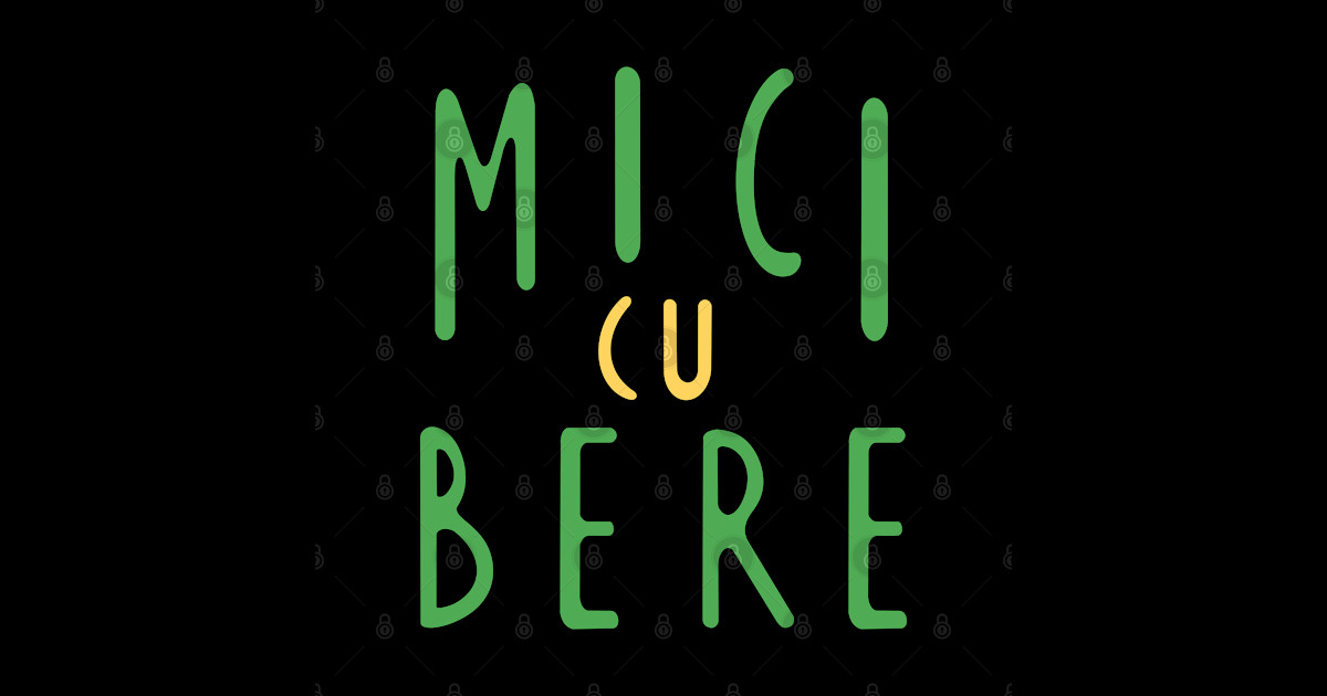 Mici cu Bere Front and Back Design - Haanpc - Sticker | TeePublic