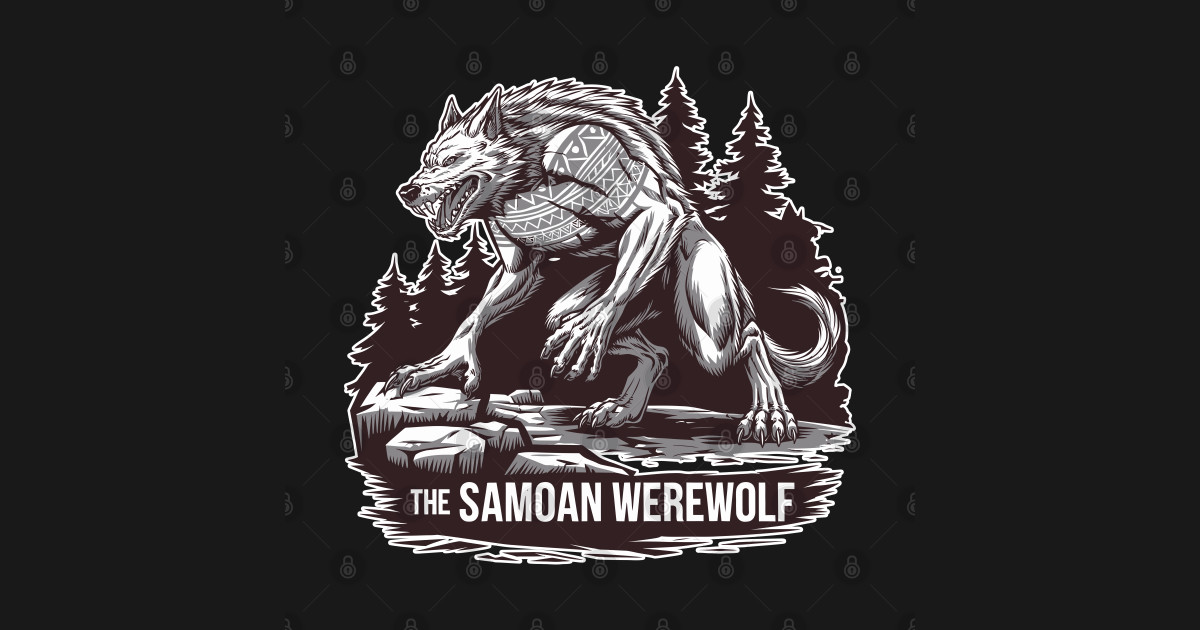 The Samoan Werewolf - Jacob Fatu - T-Shirt | TeePublic