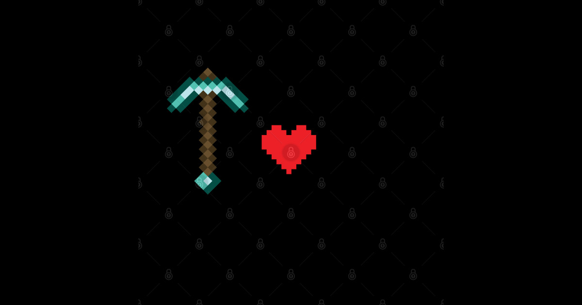 I Love Miners - Fun Mining Game Theme Art Design - Love Miners ...