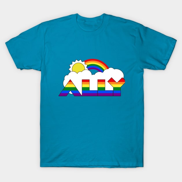 LGBT Ally - Gay Pride - T-Shirt | TeePublic