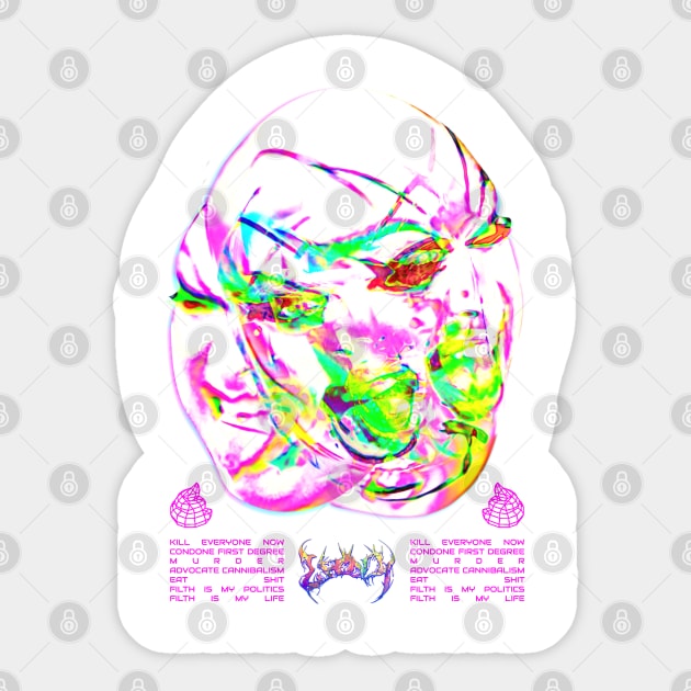 DIVINE - FILTH IS MY LIFE (Light) - Divine - Sticker | TeePublic