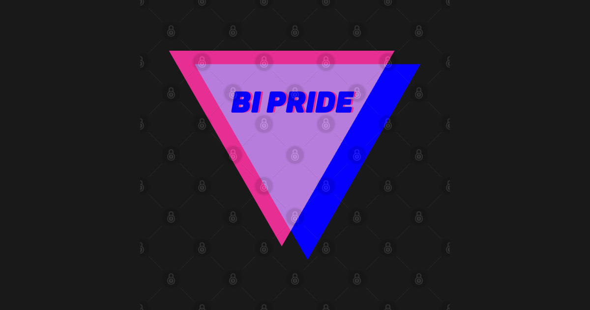 Biangle Bi Pride - Bi Pride - T-Shirt | TeePublic