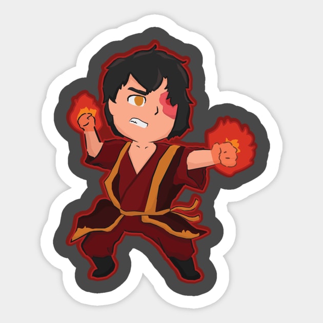 Zuko Avatar the Last Airbender - Zuko - Sticker | TeePublic
