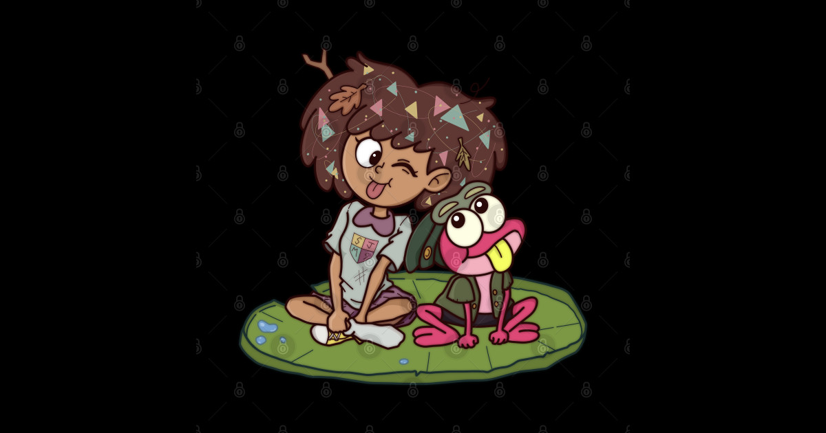 Little Frog - Amphibia - Sticker | TeePublic