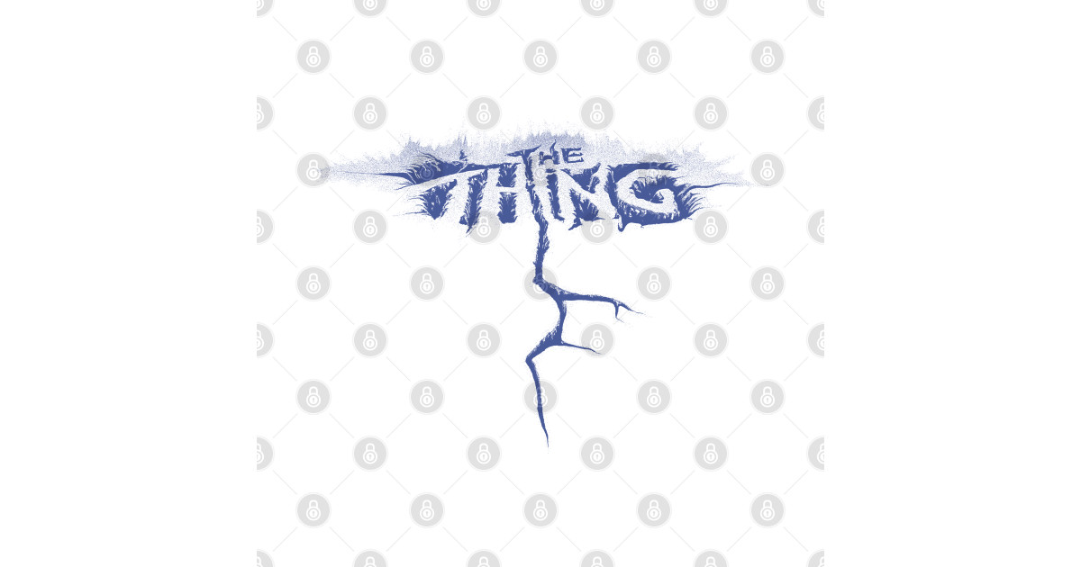 The Thing 1982 Logo - Movie - T-Shirt | TeePublic