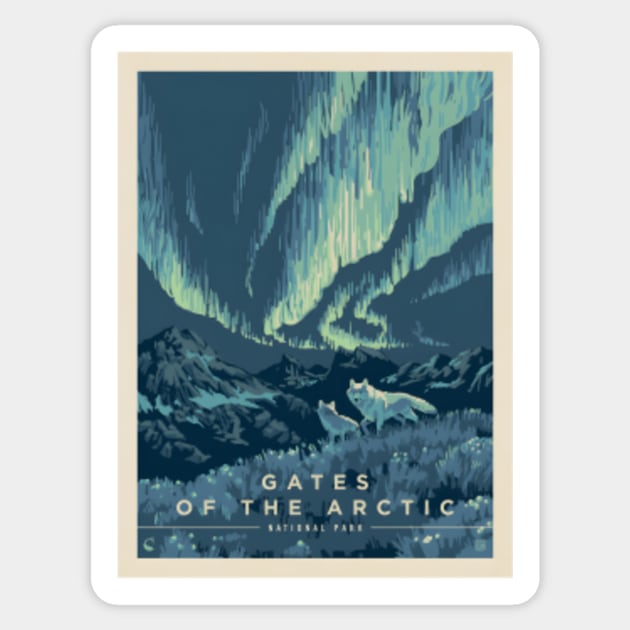 Gates of the Arctic National Park - Gates Of The Arctic - Sticker ...