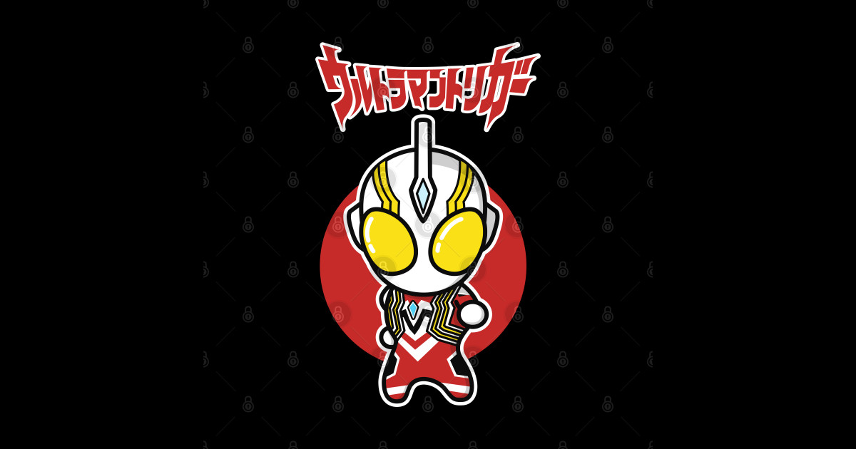 Ultraman Trigger Strong Type Chibi Style Kawaii - Ultraman Trigger ...