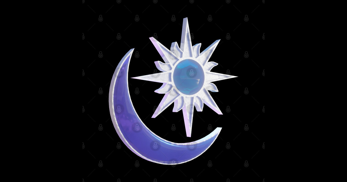 The Sun & The Moon V2 (No Background) - Sun And Moon - Posters and Art Prints | TeePublic