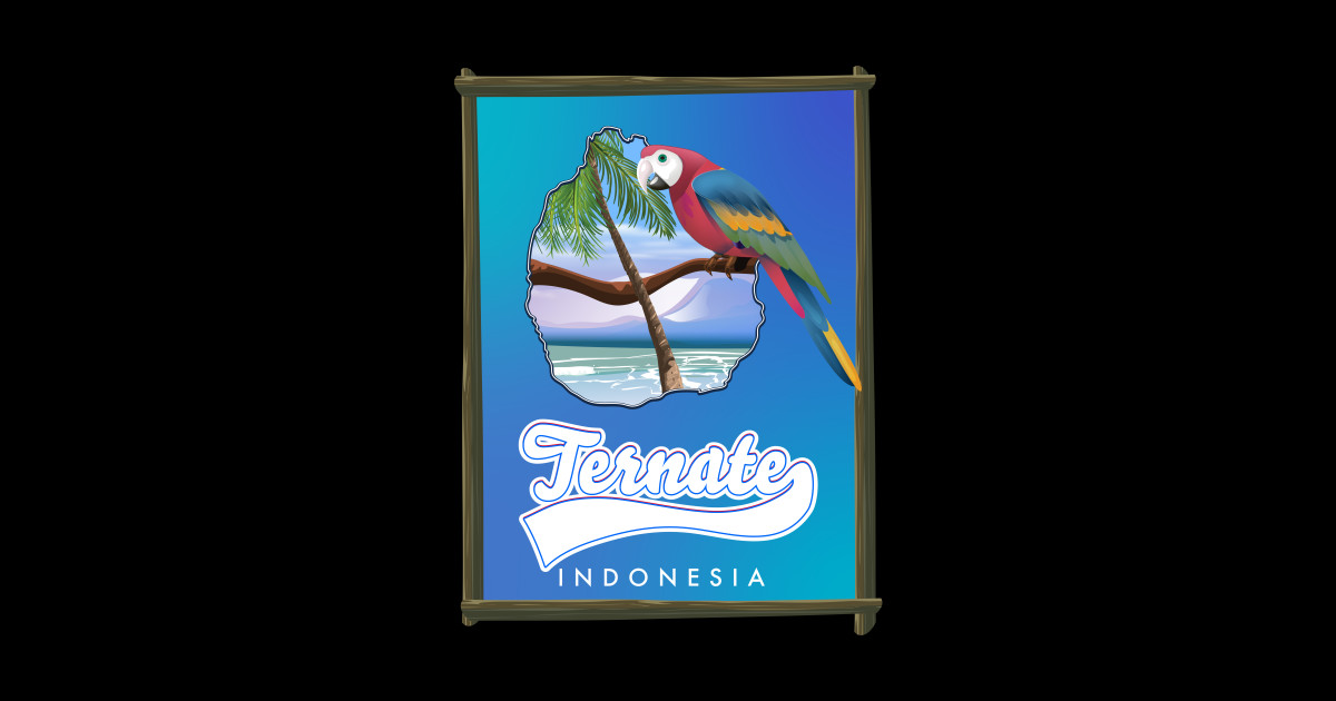Ternate Indonesia island map - Ternate Indonesia Island Map - Posters ...