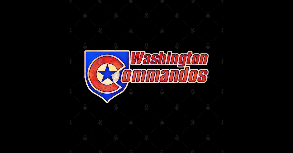 Washington Commandos Football - Washington Commandos - Sticker | TeePublic