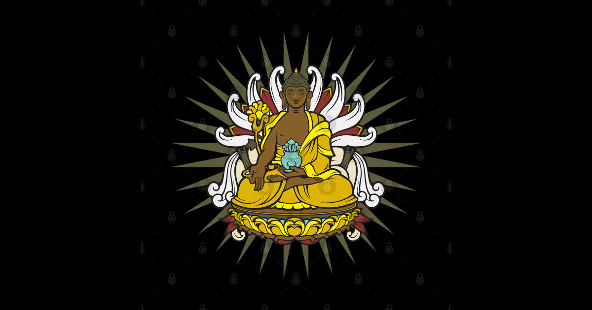 Medicine Buddha - Buddha - Sticker | TeePublic