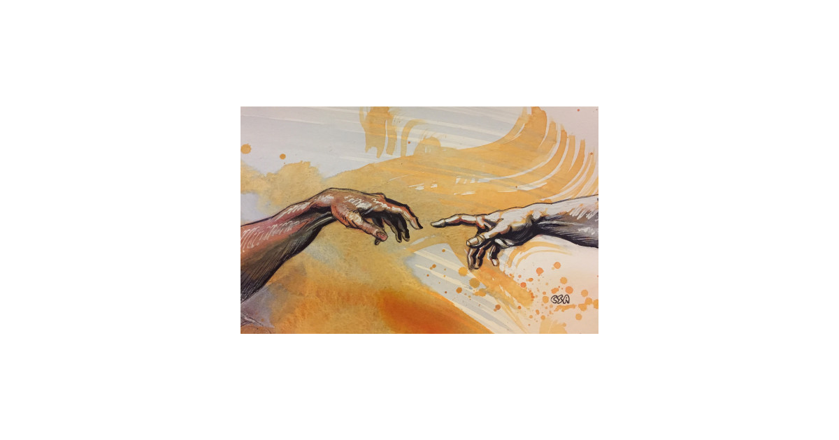 Birth of Adam Michelangelo Sistine Chapel - Michelangelo - T-Shirt ...