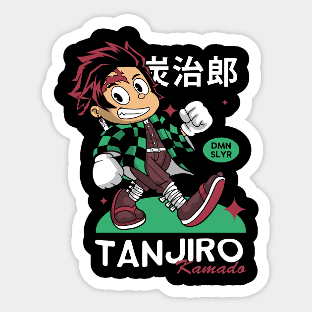 Tanjiro Kamado Demon Slayer - Tanjiro Kamado - Sticker | TeePublic