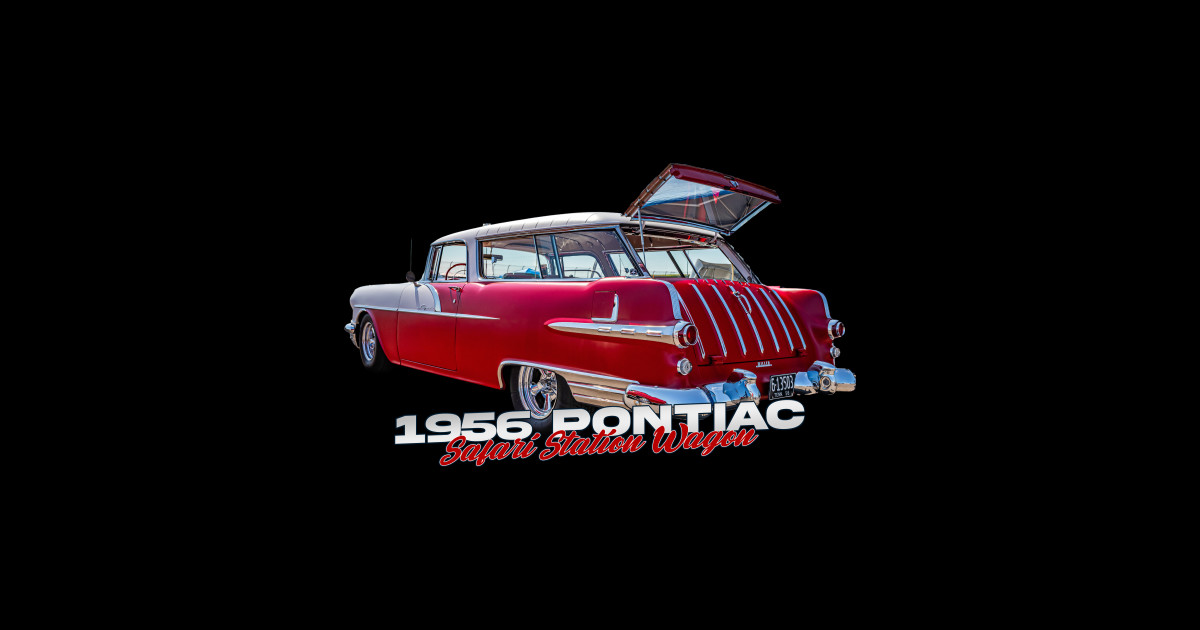 1956 Pontiac Safari Station Wagon - 1956 Pontiac Safari - Posters and ...