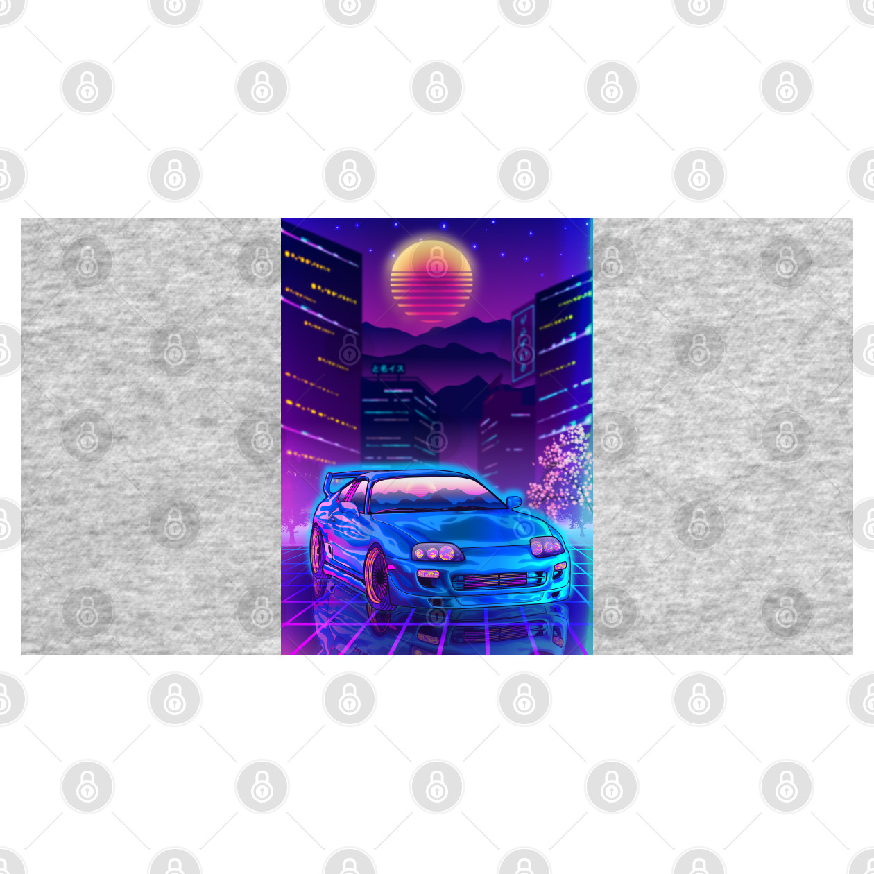 Toyota Supra mk4 Car Synthwave Tokyo City - Toyota Supra Mk4 Car ...