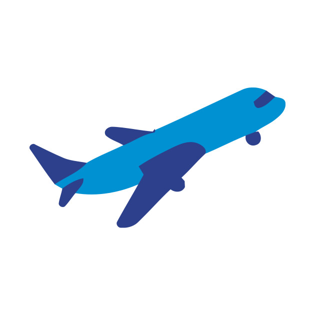 Domestic International Plane Flying Emoticon - Emoji - T-Shirt | TeePublic