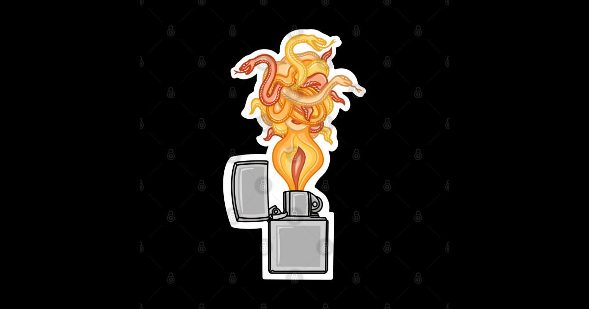 Light up - Lighter - Sticker | TeePublic