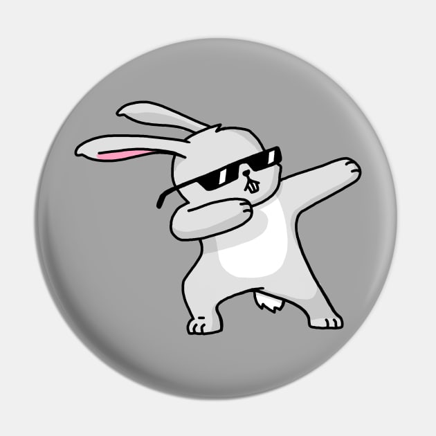 how to draw a dabbing rabbit