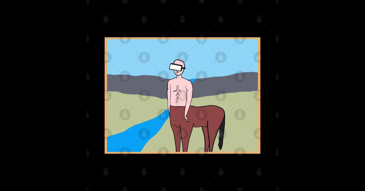 vr centaur - Centaur - Sticker | TeePublic