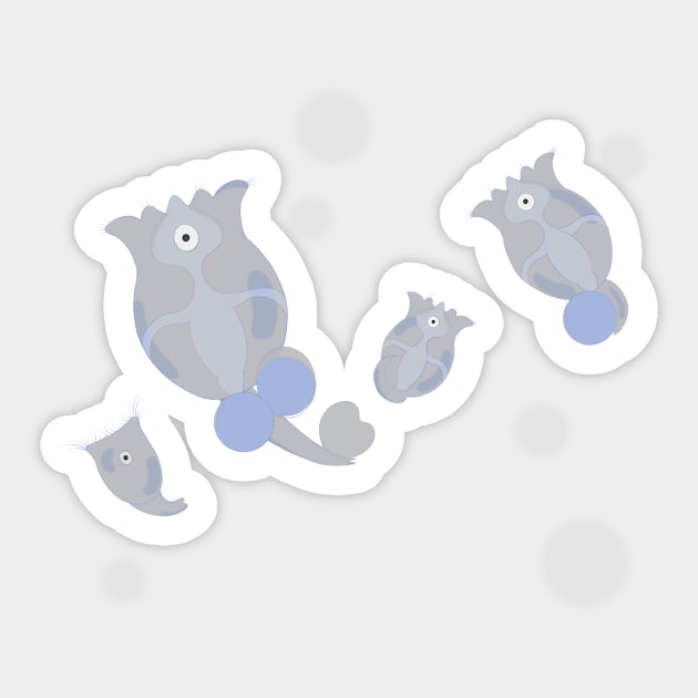 Rotifera - Digital Illustration - Sticker | TeePublic