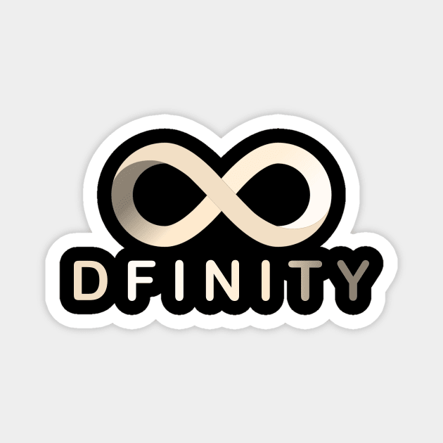 DFINITY golden logo - Blockchain - Magnet | TeePublic