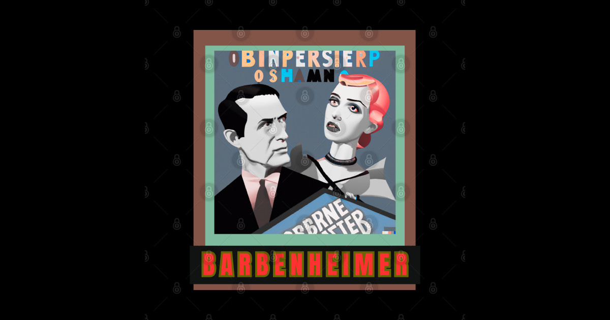 Barbenheimer. Classic Film Poster. Colorized Version. - Barbenheimer ...