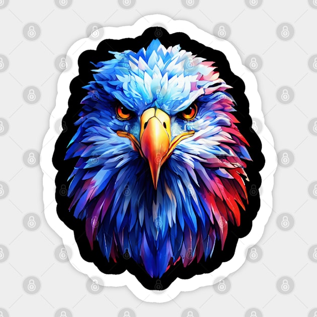 Portrait of a Bald Eagle - Eagle Head - Sticker | TeePublic