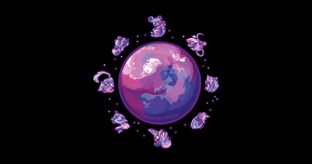 Galaxy Pets - Galaxy - Sticker | TeePublic