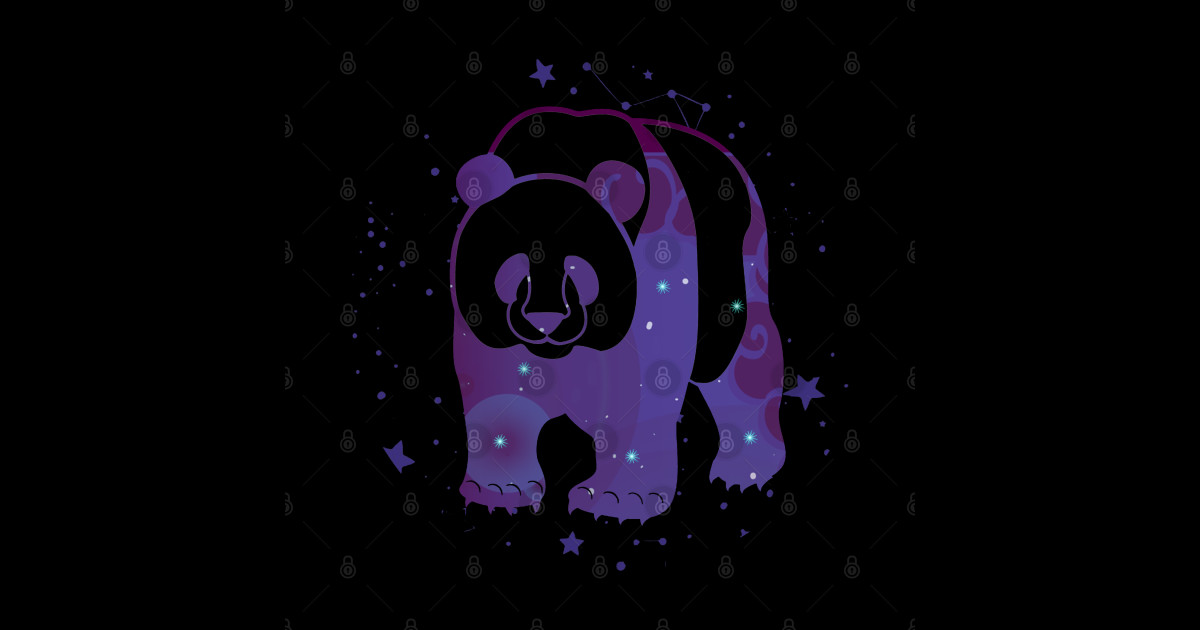 Panda Constellation - Panda Constellation - Magnet | TeePublic