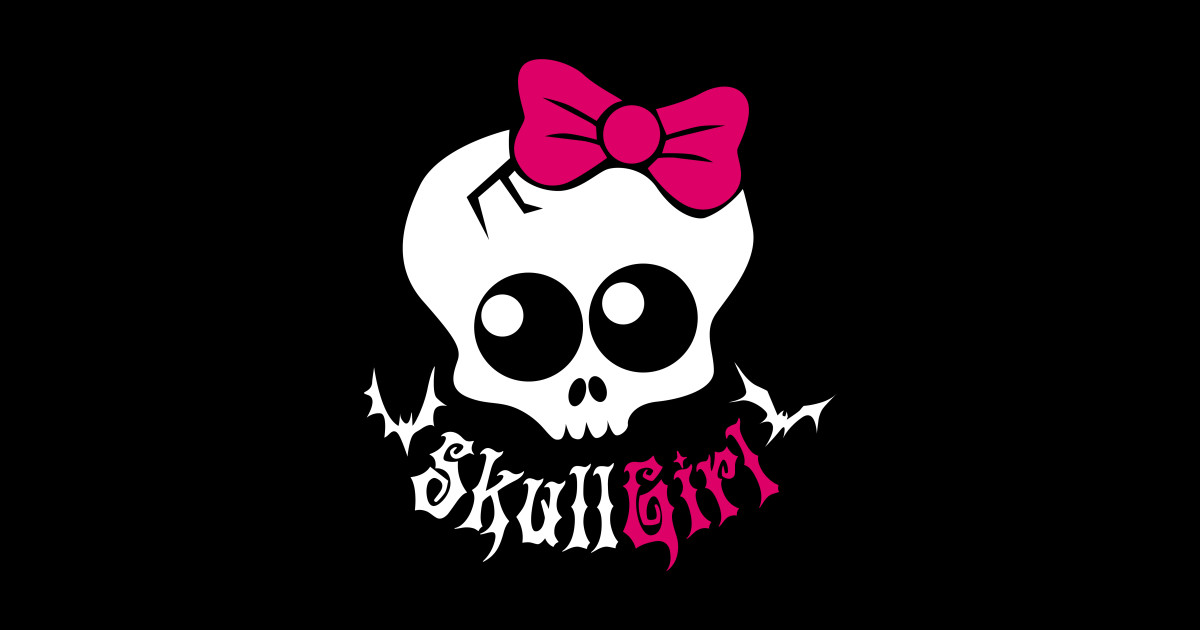Skull Girl - Skull Girl - Sticker | TeePublic