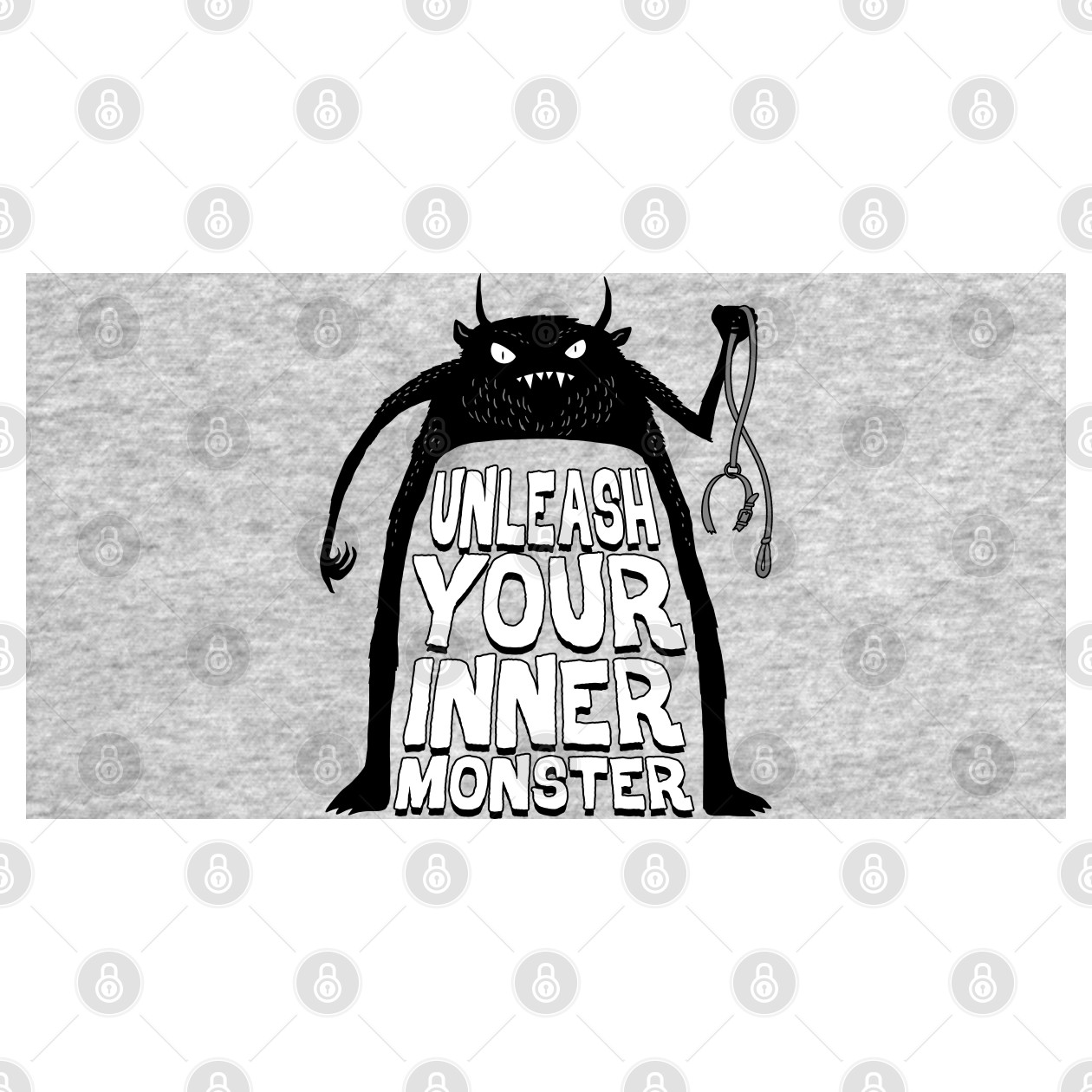 Unleash Your Inner Monster Cute Motivational Meme - Dark Humor - T ...