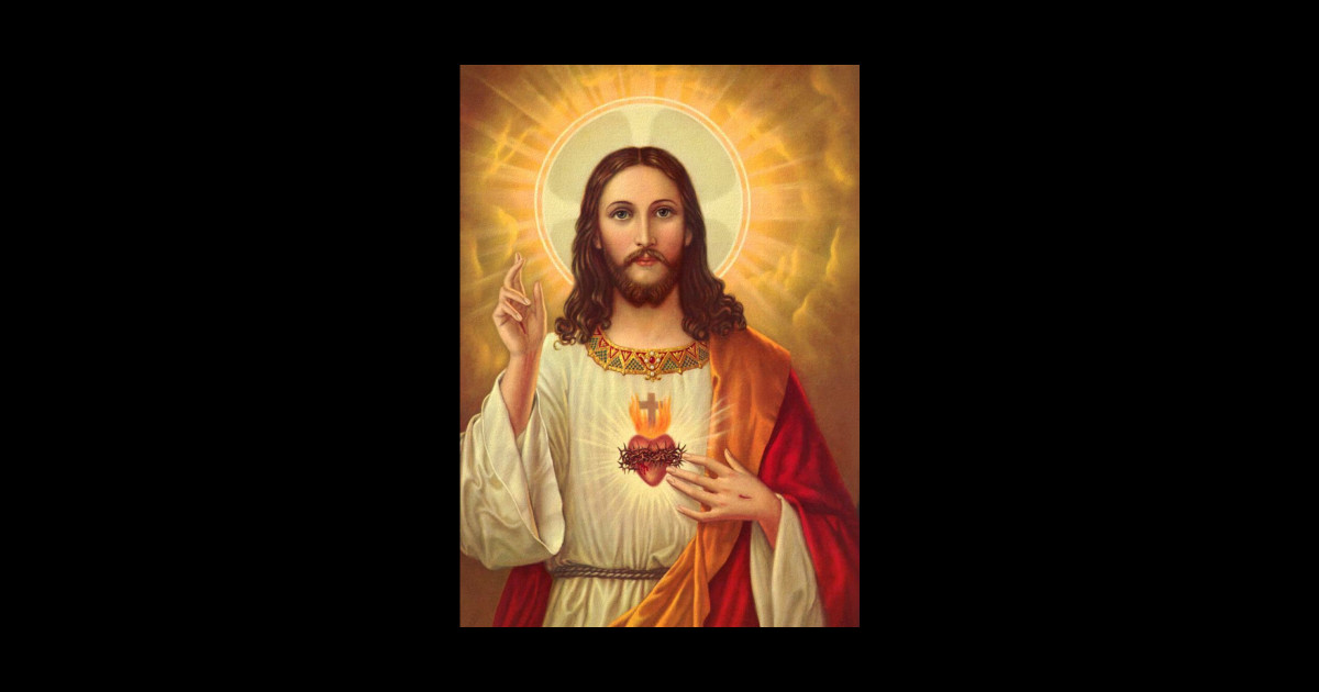 Jesus Immaculate Sacred Heart of God Jesus Religious Christian Catholic ...
