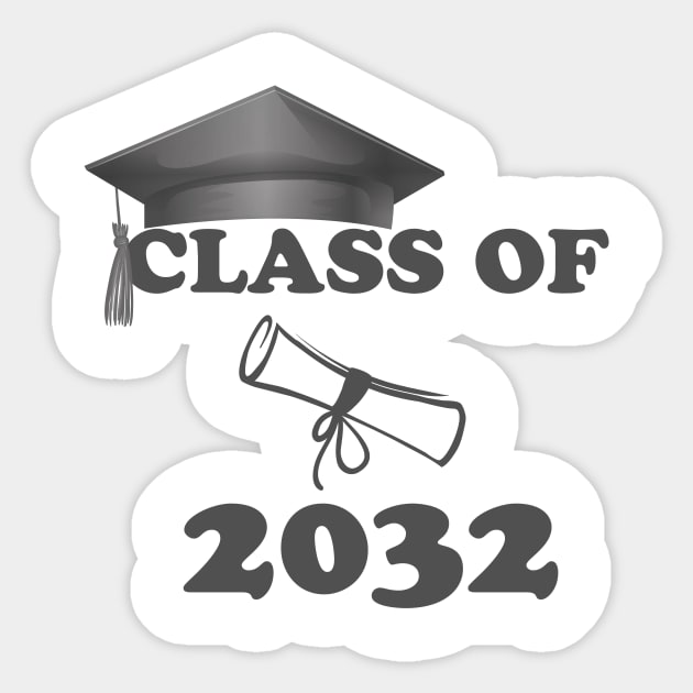 Class Of 2032 - Class Of 2032 - Sticker | TeePublic