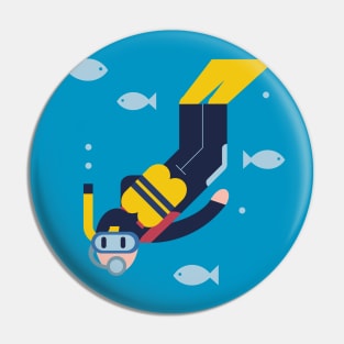 Deep Dive Diving Helmet Pins and Buttons for Sale | TeePublic
