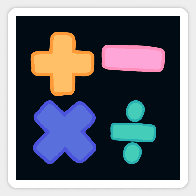 Cute Mathematical Symbols - Math - Magnet | TeePublic