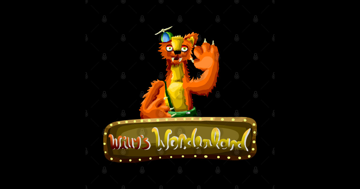 Willy's the weasel: poster - Five Nights At Freddys - Sticker | TeePublic