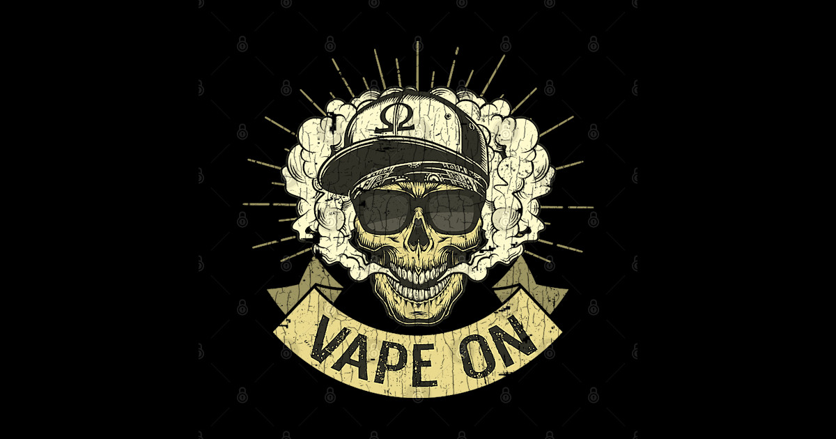Vintage Cloud Chaser Vaping Gangster Vape On - Vape - Posters and Art ...